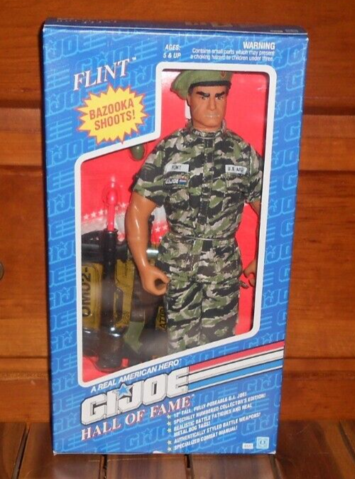1992 Hasbro GI Joe, Hall Of Fame Flint 12" Action Figure NIB | eBay