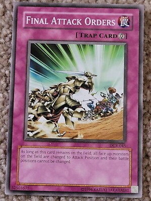1x (M/NM) Final Attack Orders - DCR-045 - Common - Unlimited Edition ...
