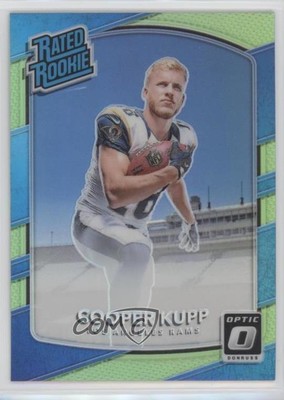 2017 Donruss Optic Rated Rookie Lime Green Prizm Cooper Kupp #179 ...
