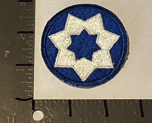 WWII VINTAGE US Army Patch 7th Service Command Military Patch WW2 No Glow | eBay