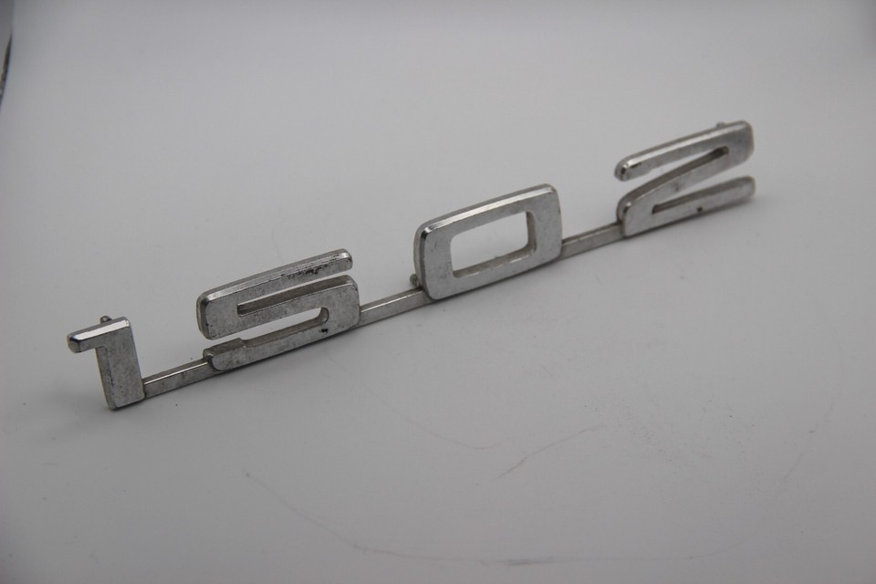 Original BMW E10 E6 1502 Model Designation Emblem Badge Nameplate | eBay