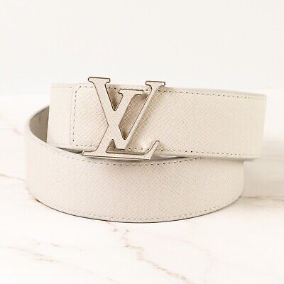 LOUIS VUITTON Ceinture Initiales Taigarama Reversible Belt LOUIS VUITTON Ceinture Initiales Taigarama Reversible Belt