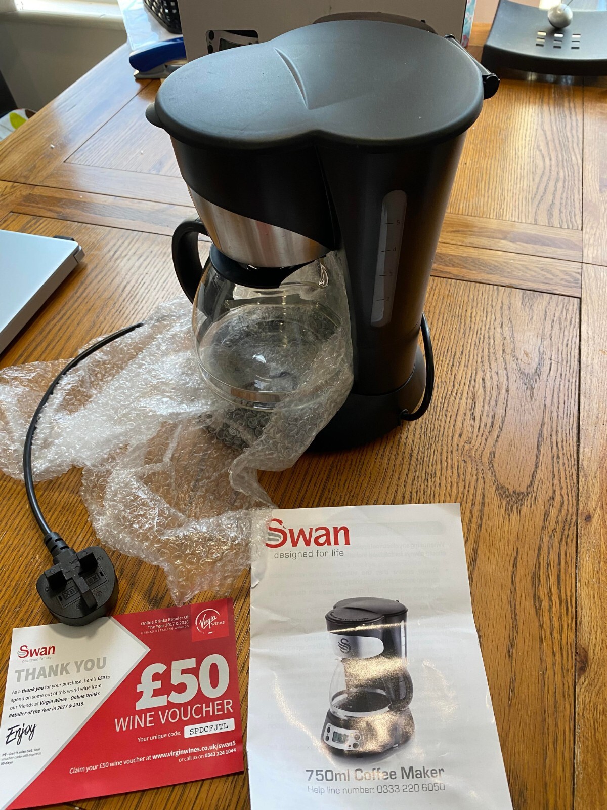 SWAN SK13130N Programmable Coffee Maker, Black - SPARE PARTS | eBay UK