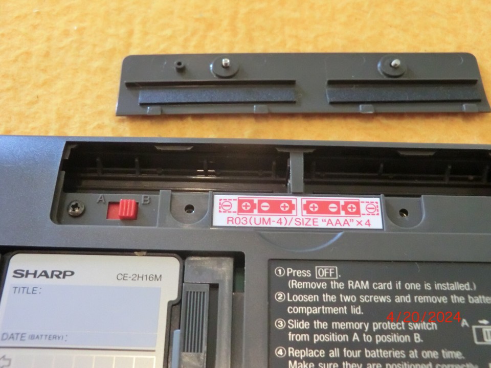 VINTAGE Sharp PC-E500S with 16K RAM Calculator/Computer | eBay