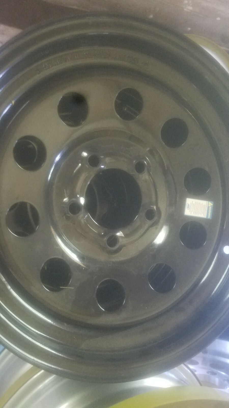 15x5 5x4.Black Mod Trailer Wheel / Rim 15 Inch /5 Lug RV LOW $ Spare | eBay