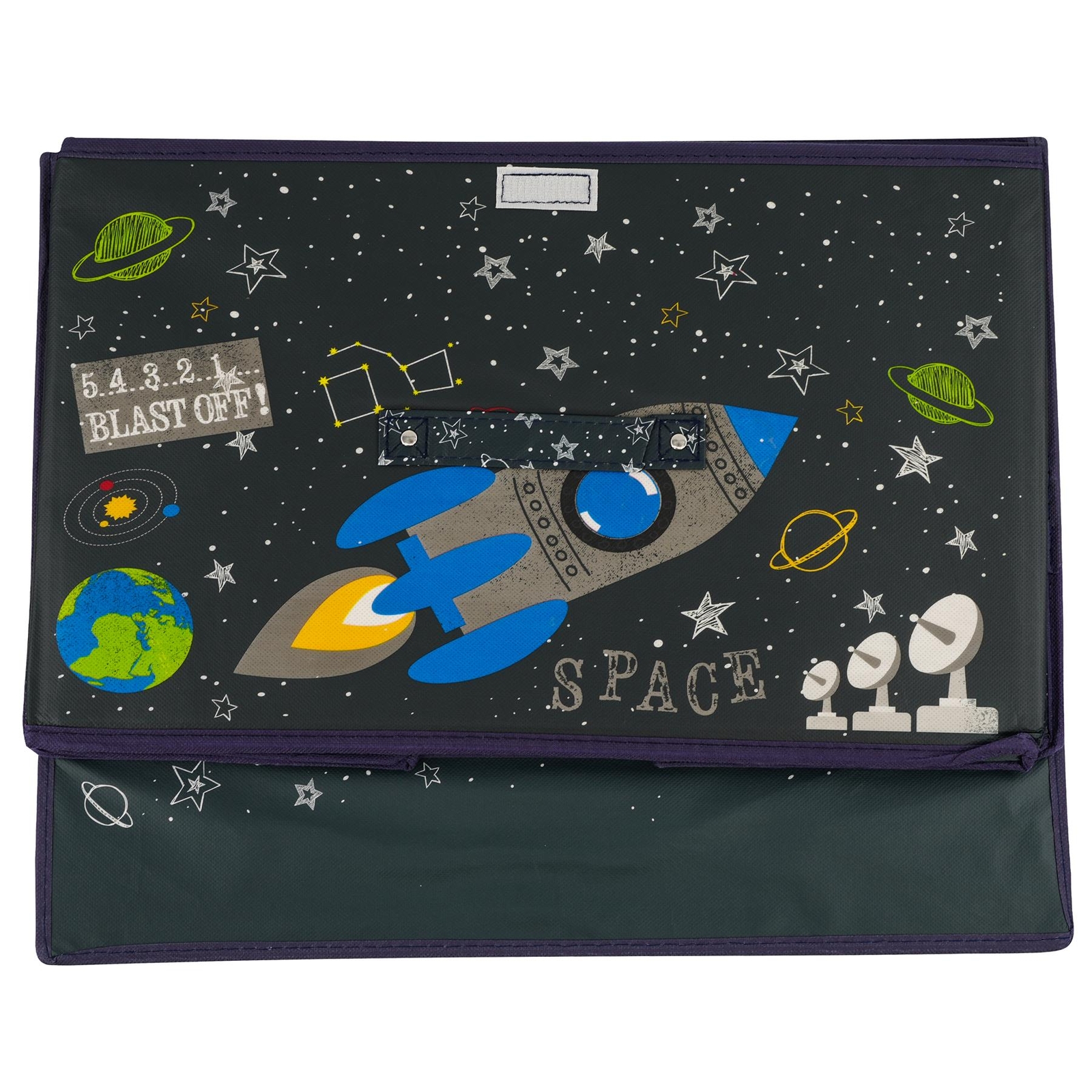 Large Folding Toy Box Collapsible Jumbo Storage Chest Kids Room Blast ...