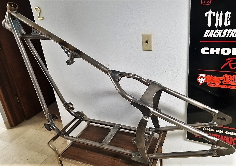 USA Made Built-to-Order Rigid Motorcycle Frame @ Harley Twin Cam B ...