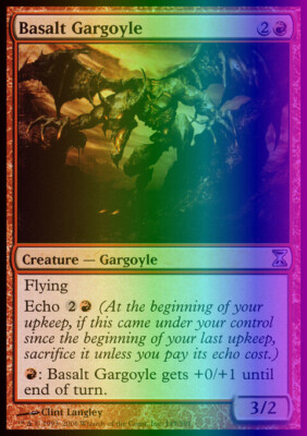 Magic the Gathering MTG Basalt Gargoyle (145) Time Spiral LP FOIL | eBay