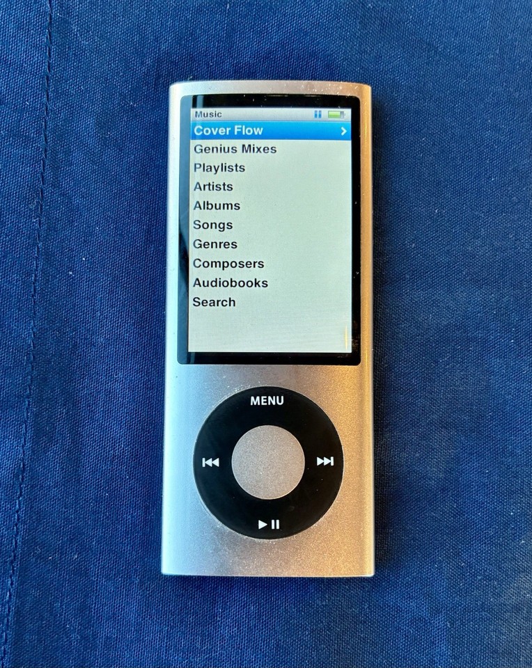 Apple iPod Nano 5th Gen 16GB Silver A1320 w/ Video Camera Tested Good ...