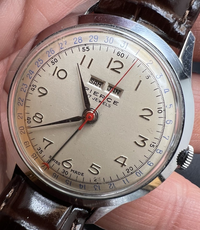 Pierce Annual Calendar Watch | eBay