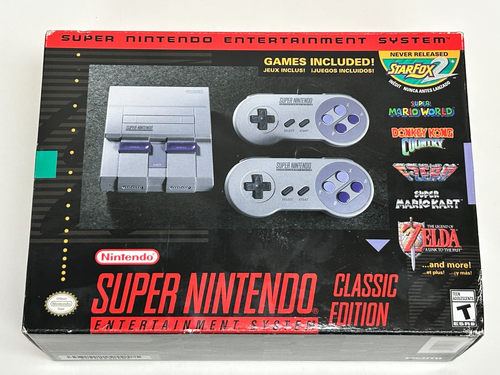 Super NES Nintendo Entertainment System SNES Mini Classic Edition Brand ...