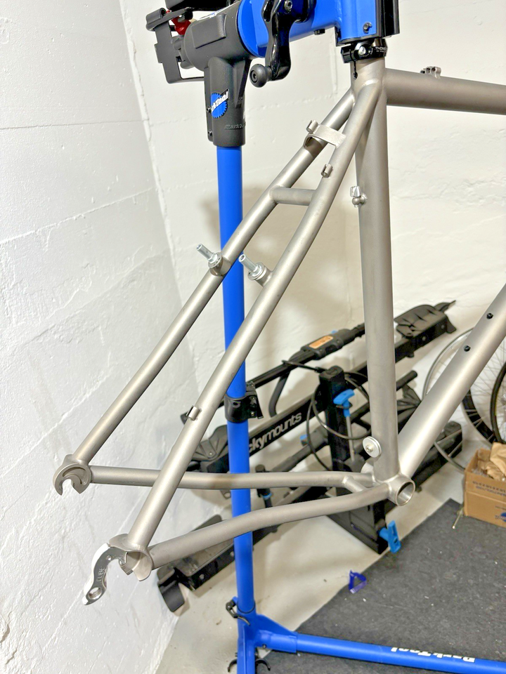 Lynskey Cooper CX, Rim Brk Size Lrg Titanium Frame w/ Fork Seatpost ...