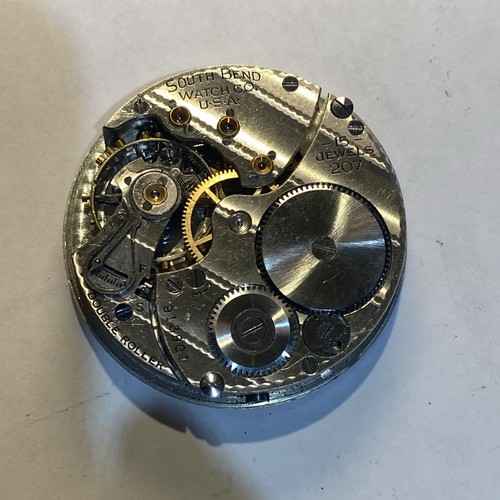1915 SOUTH BEND 16S 15J GRADE 207 POCKET WATCH MOVEMENT & DIAL 901 | eBay