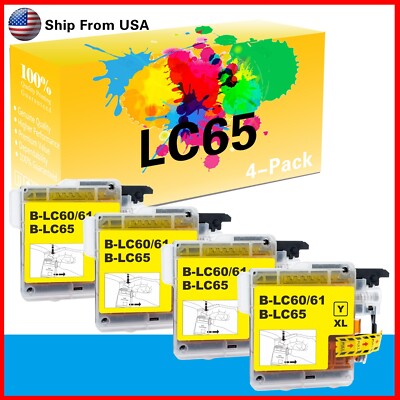 4PK LC65 LC65-XL Ink Cartridge for DCP-585CW Printer | eBay