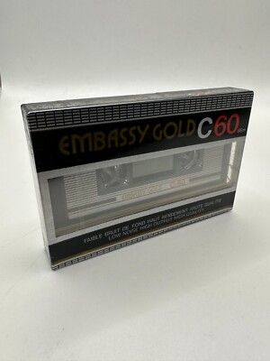 Embassy Gold C60 Blank Audio Cassette Tape Sealed | eBay