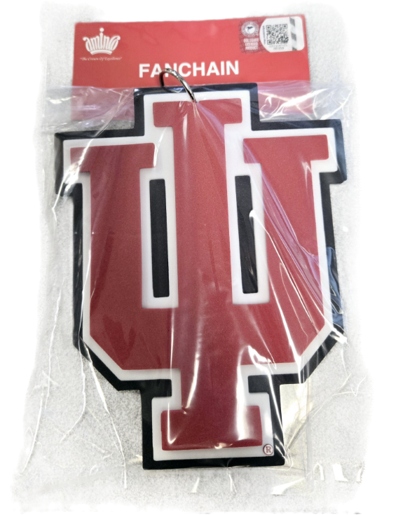 New NCAA INDIANA HOOSIERS BIG Fan Chain Foam Silver Necklace Made in ...