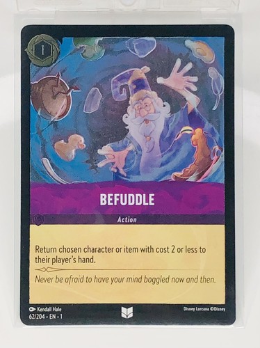 Disney LORCANA THE FIRST CHAPTER BEFUDDLE 62/204 FOIL Pack Fresh | eBay