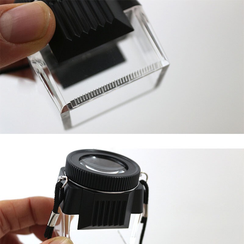 Pro Loupe 10X Magnifying Viewer for Film or View Camera Silver/Gray w ...