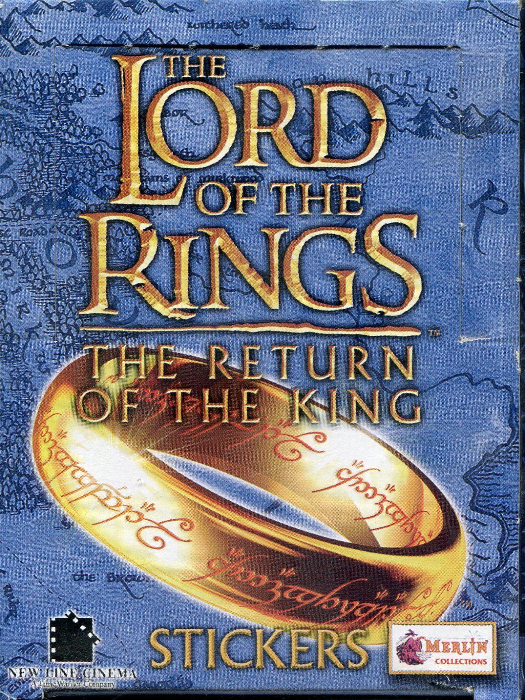 LOTR The Return Of The King Merlin Stickers Full Box 50 Packs | eBay