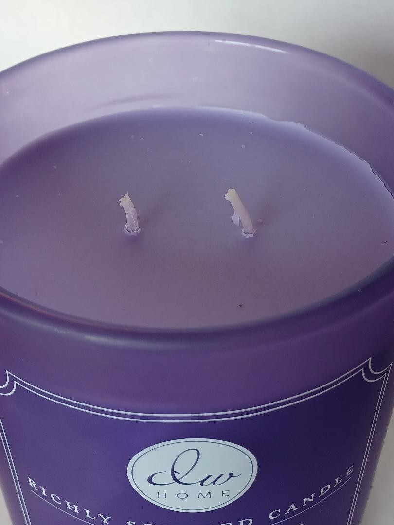 New DW Home Lavender Chamomile 26.2oz 2 Wick Richly Scented Candle 90 Hour Burn | eBay