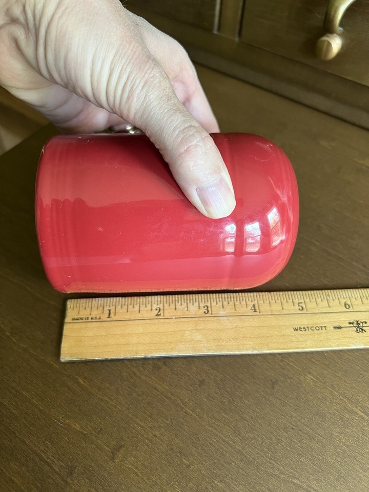 Fiesta Scarlet Red 2 pc Pasta set Lrg bowl & cheese pasta shaker ...