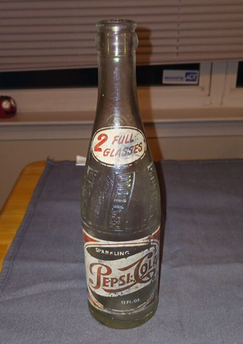 Vintage Double Dot Sparkling Pepsi Cola Soda Pop Bottle Duraglas | eBay