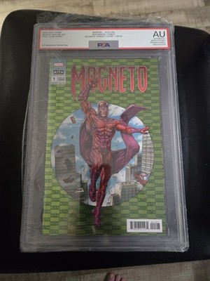 Marvel Magneto #1 Variant Cover Green Paco Diaz PSA AU 2024 Comic Book ...