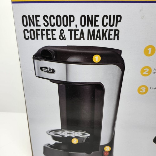 BELLA One Scoop One Cup Coffee and Tea Maker Woth Reusable Filter TSK-1941A | eBay