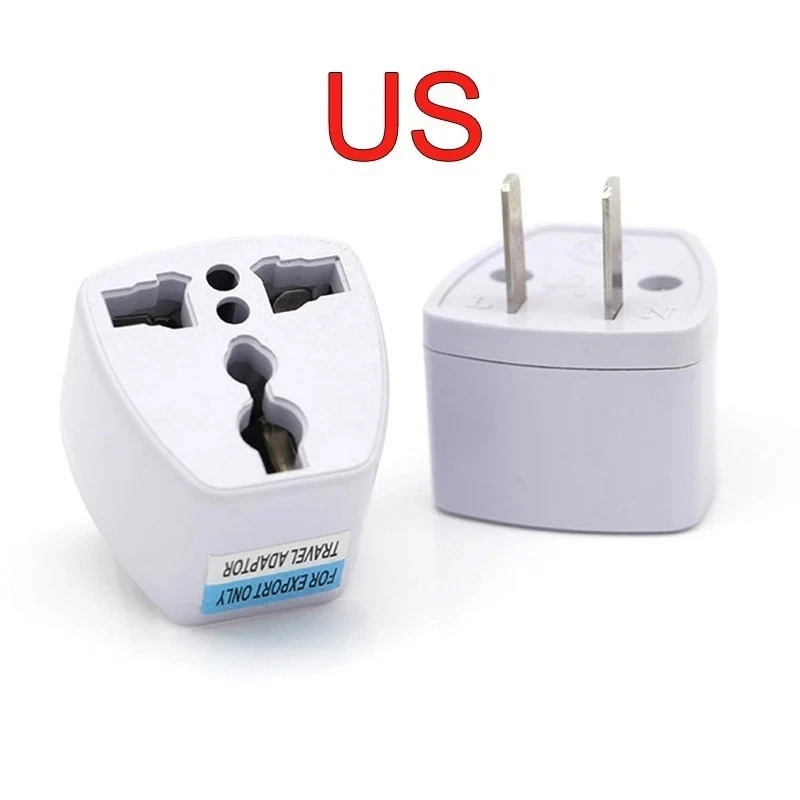 Universal Travel Adapter US UK AU to EU Plug Converter 2 Pin Europe ...
