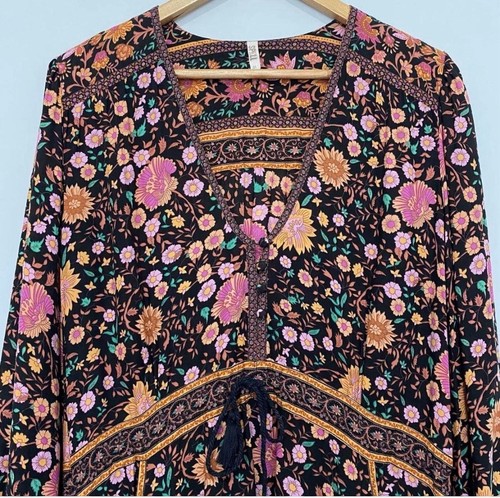 Spell Folk Town Playdress In Wintergarden ~ Size M AU 10 US 6 Mini Long ...