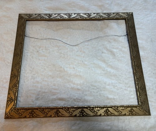 24X27” Art Frame Raised Floral Design Gold Finished Holds 20X24” | eBay