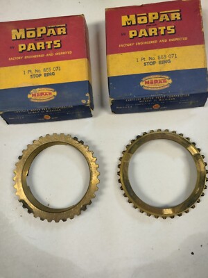 Mopar NOS Trans. Synchronizer Rings (2) 49-52 Dodge, 41-52 DeSoto ...