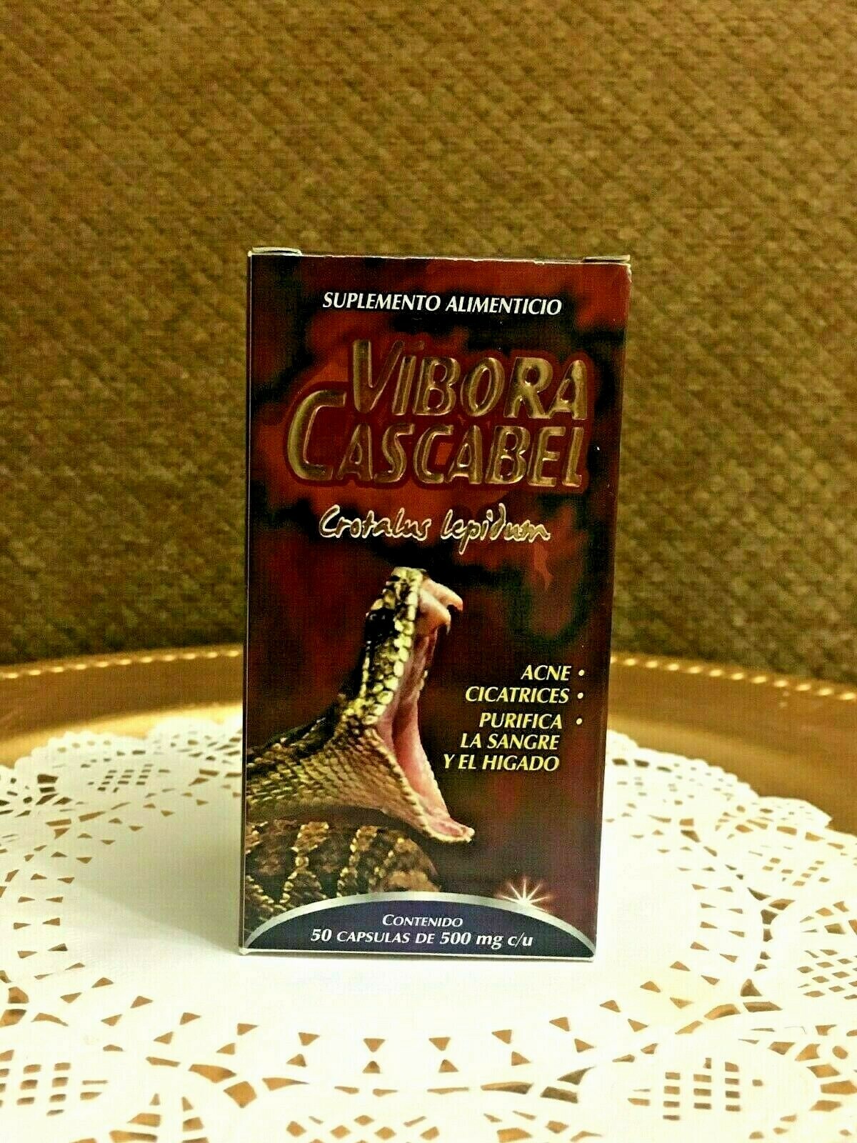 Vibora De Cascabel 150 CAPSULAS Rattlesnake 500 MG Capsules for sale ...