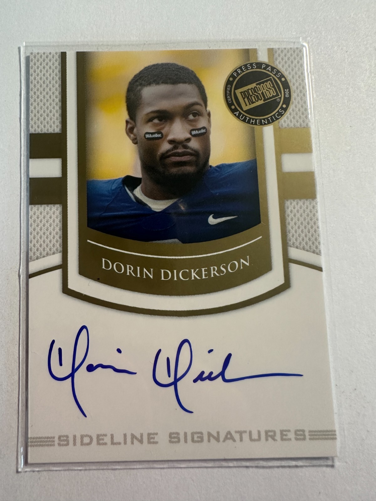 K112,893- 2010 Press Pass PE Sideline Signatures Gold #SSDD Dorin ...