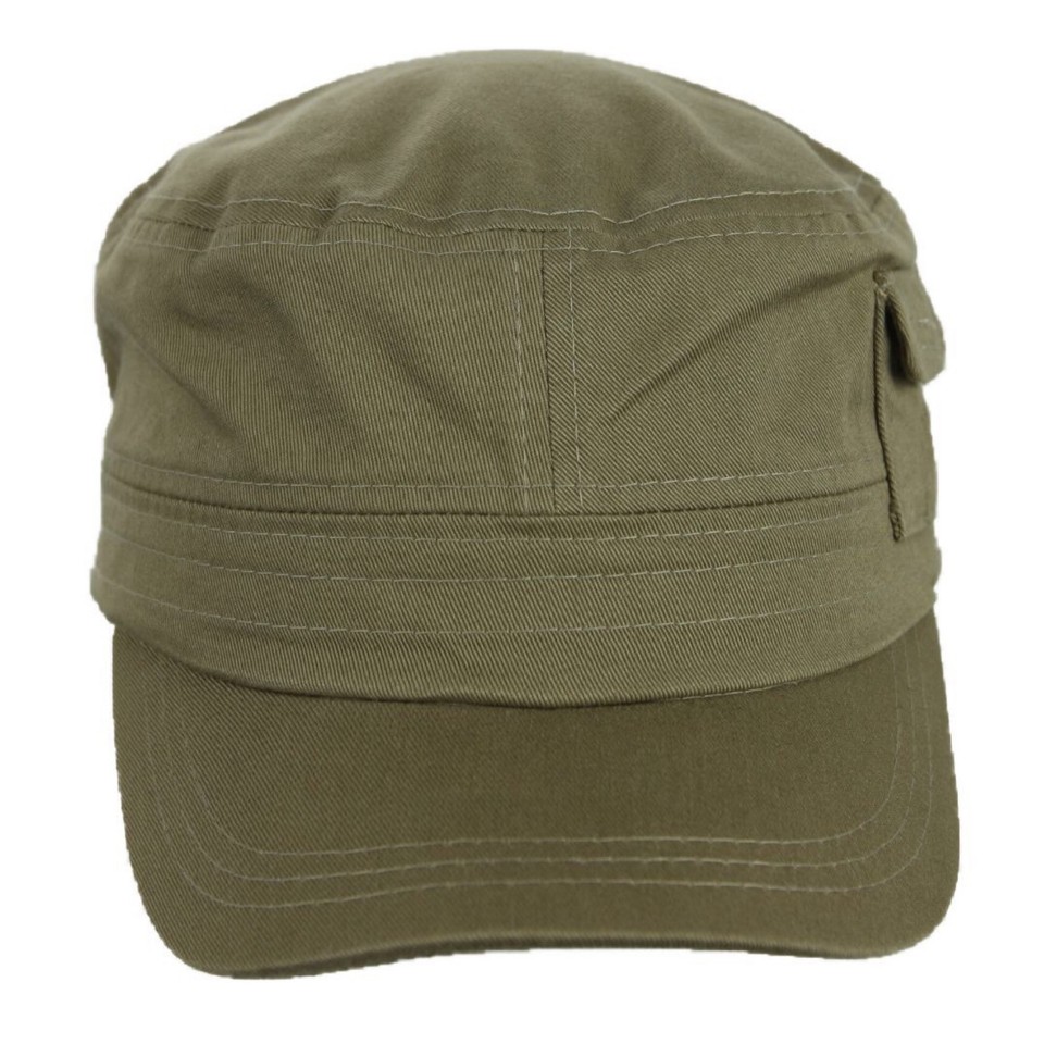 Plain Baseball Cap Pocket Castro Cadet Patrol Military Hat Camouflage ...