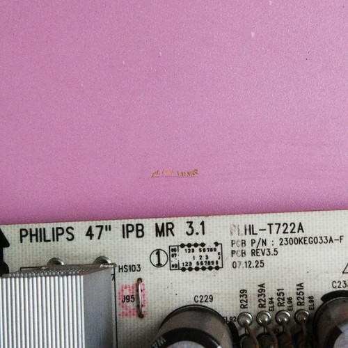 1PCS Used 2300KEG033A-F PLHL-T722A 47PFL5403/93 power board #WD8 | eBay