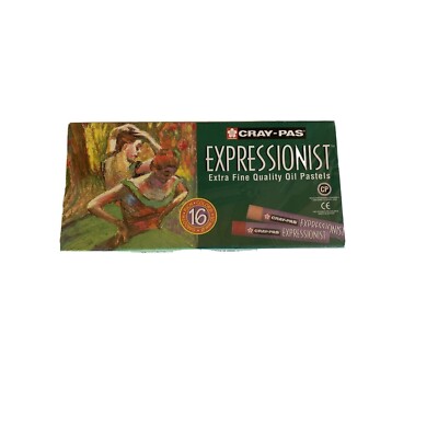 Cray-Pas Expressionist Extra Fine Quality Oil Pastels 16 Colors New ...