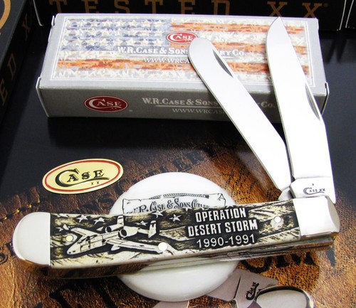 Case XX Trapper Knife 2017 OPERATION DESERT STORM Good Snap Mint NO RESERVE NR | eBay