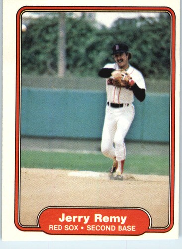 1982 Fleer #304 Jerry Remy Boston Red Sox Baseball Card NM-MT ID:31125 ...