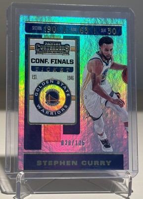 2019 Contenders Conference Finals Ticket Steph Curry 💎💎 Warriors 💎 Gold ...