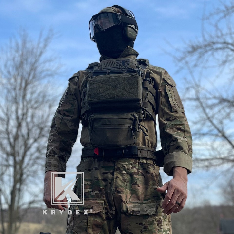 KRYDEX Tactical Belt 1.75 in Heavy Rigger Duty Belt Quick Release MOLLE ...