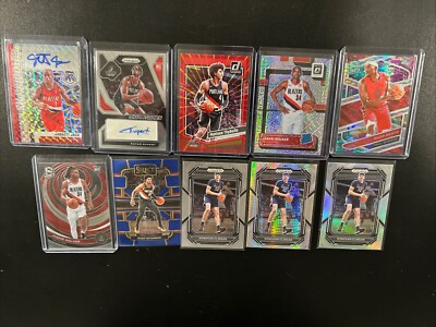 Portland Trailblazers 10 Card Lot Rookies Autos Clingan Walker ...