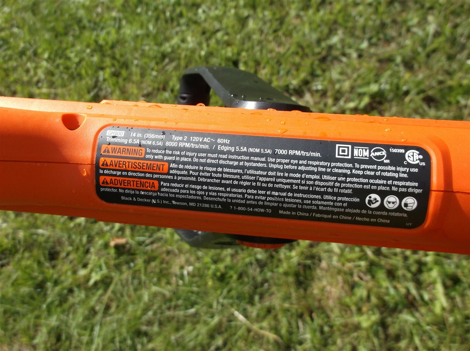 Black And Decker GH900 14-Inch String Trimmer And Edger 6.5 Amp | eBay