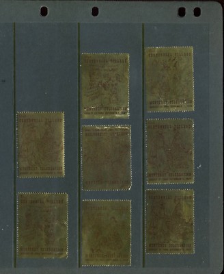 8 VINTAGE CALIFORNIA CENTENNIAL VILLAGE MONTEREY CELEBRATION POSTER ...