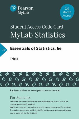 MyLab Statistics with Pearson eText -- 24 Month Standalone Access Card ...