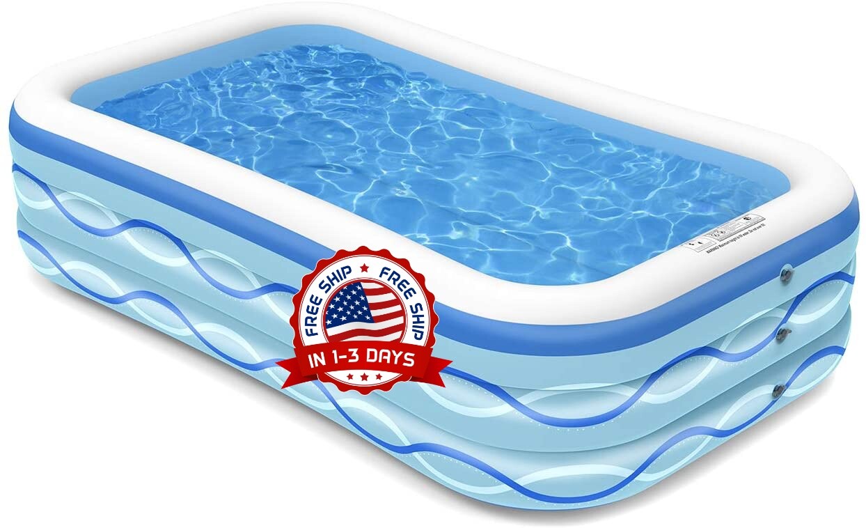 Piscina Gigante Inflable Baño Plegable Portátil Para Niños os Familia ...