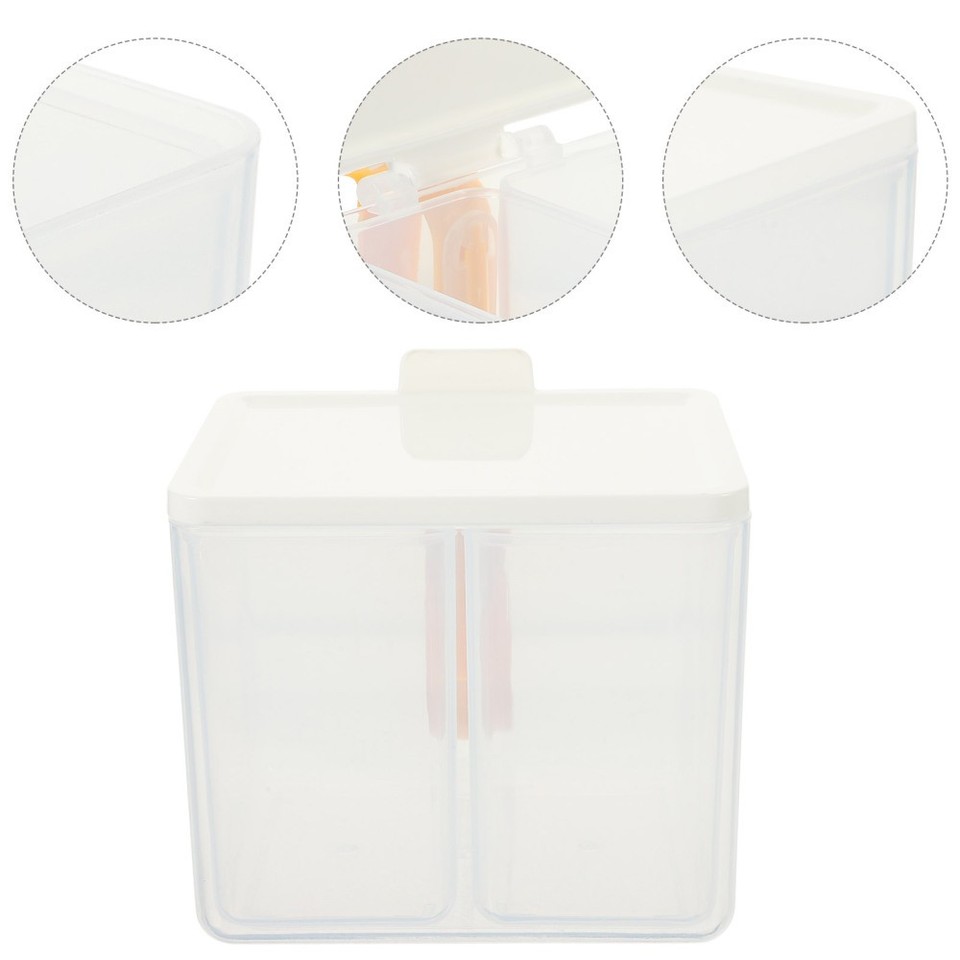 Dust-proof and Waterproof Storage Box Cotton Swab Pads Holder Swabs | eBay