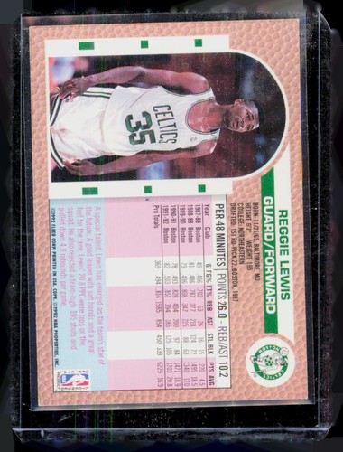 1992-93 Fleer Drake's #3 Reggie Lewis | eBay