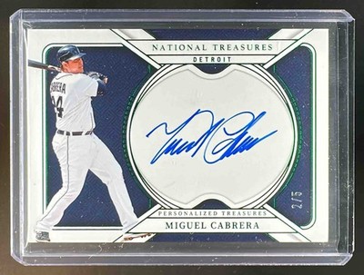 2025 Panini National Treas. Miguel Cabrera Personalized Auto #PT-MCB ...