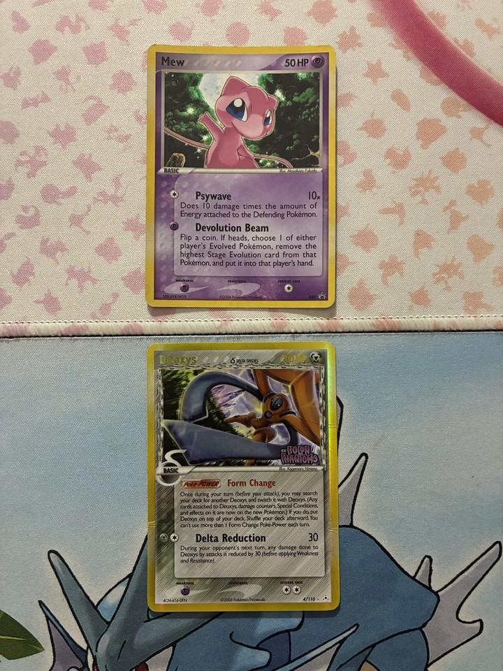 Vintage Etc Pokemon Card Lot Holo Reverse Holo Fire Mew Deoxys | eBay